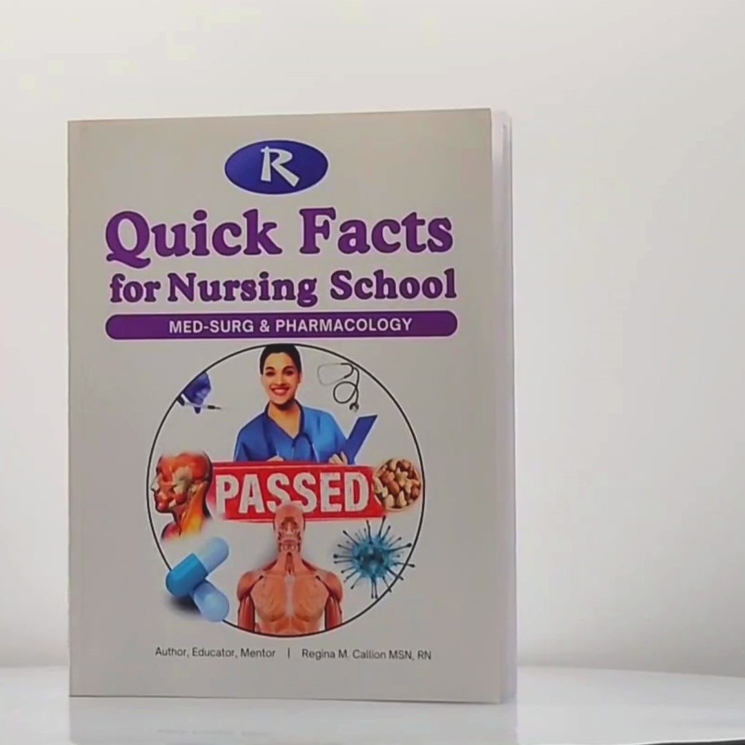 Quick Facts for Nursing School: Med-Surg & Pharmacology (RN & LPN ...