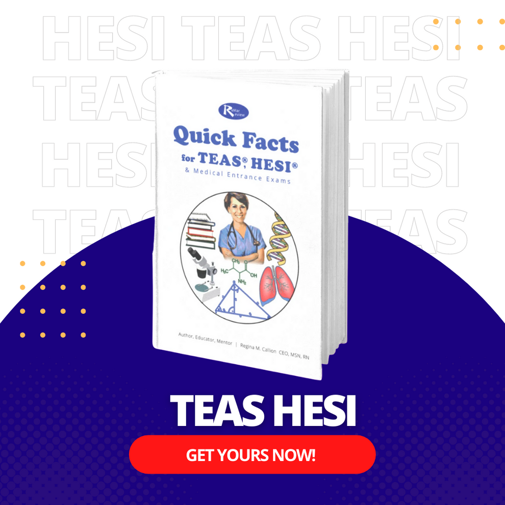 The ReMar Review Quick Facts for TEAS, HESI A2, and Medical Entrance E ...